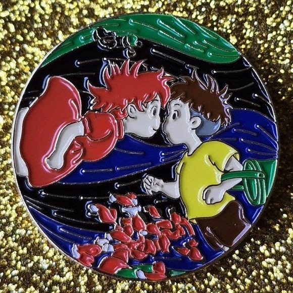 Boutique | Jewelry | Ponyo Sosuke Underwater Kiss Studio Ghibli Movie ...